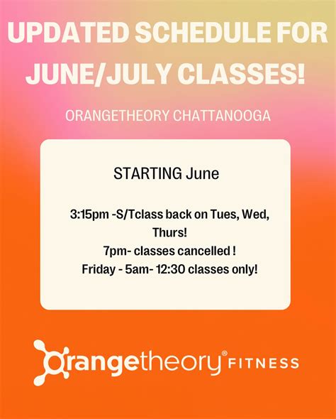 Orangetheory Fitness Chattanooga “hello Otf We Are Excited To Share