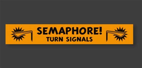 Auto Wares Semaphore Turn Signals Magnet Or Sticker Type 2 Detectives