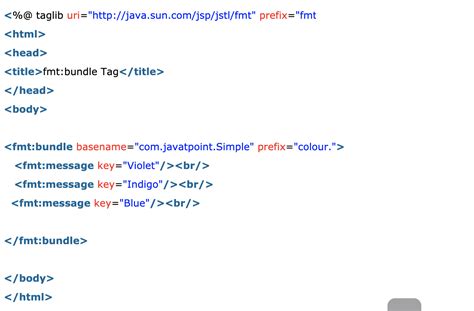Jstl Jsp Standard Tag Library