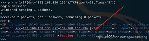 Python Scapy使用介绍afa攻防实验室的博客 Csdn博客python Scapy