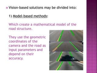 Lane Detection Sensors PPTX Auto Safety Technologies Auto Technology