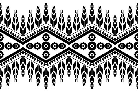 Geometric Ethnic Oriental Seamless Pattern Axtec Style Embroidery