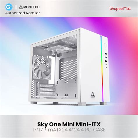 Montech Sky One Mini Mini Itx 1717 Matx244244 Pc Case Shopee