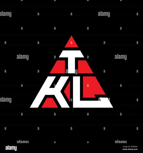 Tkl Triangle Letter Logo Design With Triangle Shape Tkl Triangle Logo Design Monogram Tkl