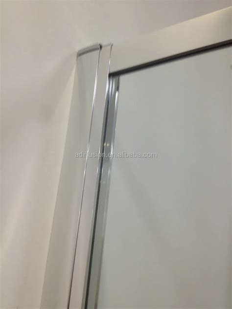 Patented Quick Installation Double Wheels Curved Glass Shower Door