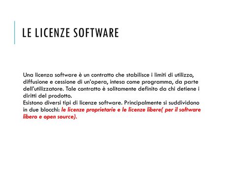 Ppt Licenze Software Powerpoint Presentation Free Download Id 13206532