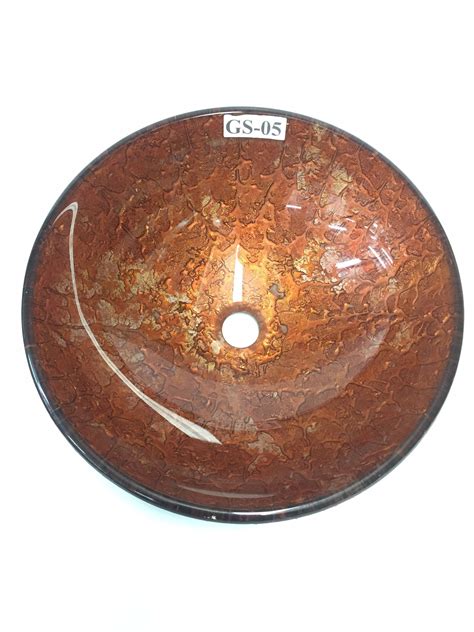 Milan Hand Made Tempered Glass Vessel Sink Free Shipping Sognare