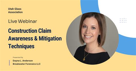 Construction Claim Awareness And Mitigation Techniques With Dayna L Anderson Uga