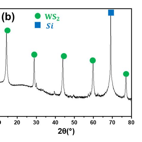Xrd Diagrams Recorded For The As Grown A Mos2 B Ws2 And C Moxw1