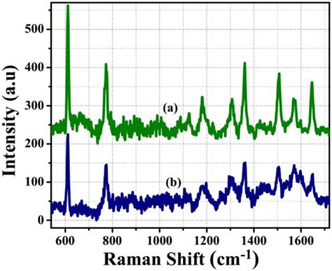 Raman Spectra Of R6g Solutions With Concentration Of 1010 M Measured