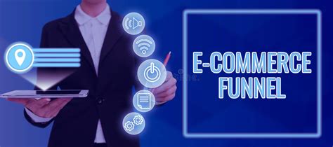 Handwriting Text E Commerce Funnel Word Written On A Tool Used To