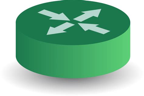 Clipart Green Router