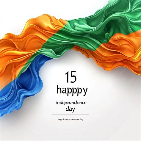 A Poster For Happy Independence Day With A Rainbow Colored Flag And The