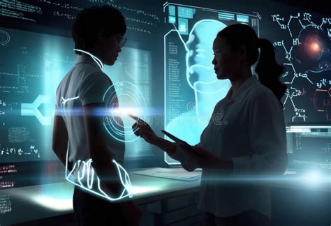 Exploring The Frontiers Of Futuristic Intelligence Stock Image Image