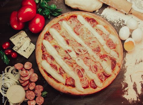 Pizza De Calabresa Queijo Catupiry Pepperoni Pizza With Catupiry