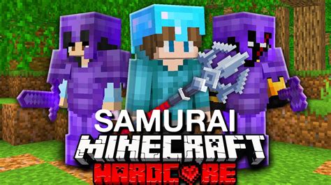 100 Players Simulate SAMURAI Hunger Games In Minecraft YouTube