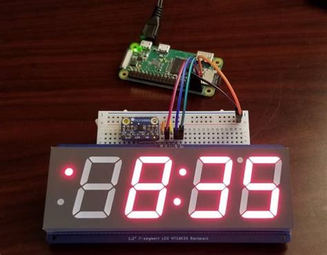 DIY A Raspberry Pi Clock And Temperature Monitor Open Electronics