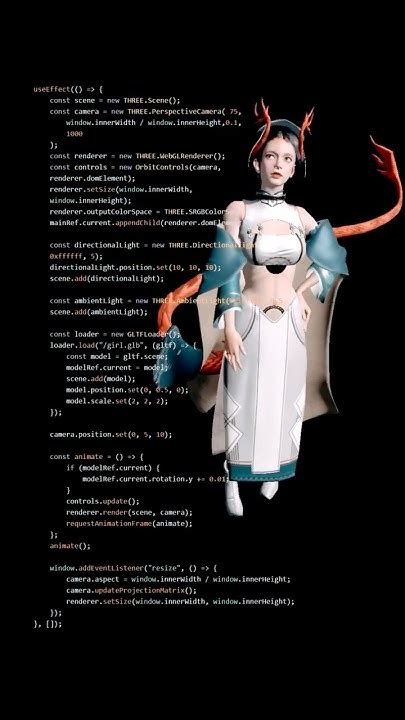 Three Js Project In React Coding Programming Three 3d Animation Javascript Reactjs Coder