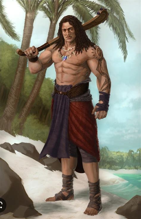 How About Polynesian Hunters And Weapons Explorers Were Visiting