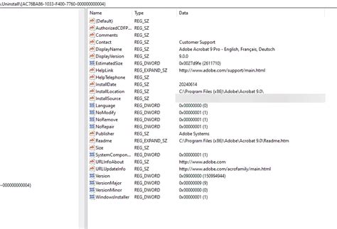 Need A Silent Uninstall Script For Adobe Acrobat 9 Runinstall