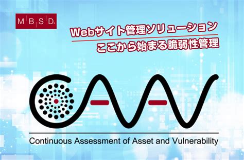 Webサイトの把握と脆弱性管理を行うサービス「caav®」を提供開始 News 三井物産セキュアディレクション株式会社