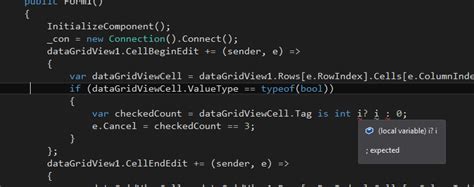 C Limit Checks In Datagridview Checkbox Stack Overflow
