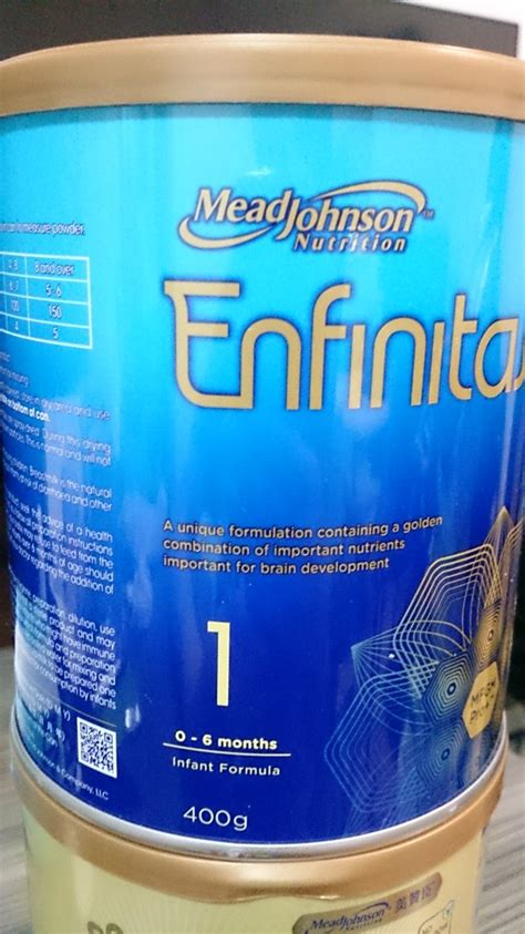 美贊臣enfinitas 1奶粉400g Exp102023 兒童＆孕婦用品 護理及餵哺 護理及餵哺 母乳及奶瓶 Carousell