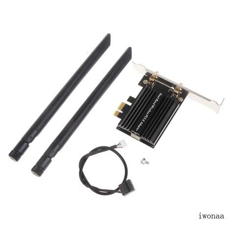 Iwo การ์ดไร้สาย PCI-Express Wi-Fi BT 5 2 WIFI 6E WLAN สําหรับ Express AX210 2 4G 5G Dual Band ...