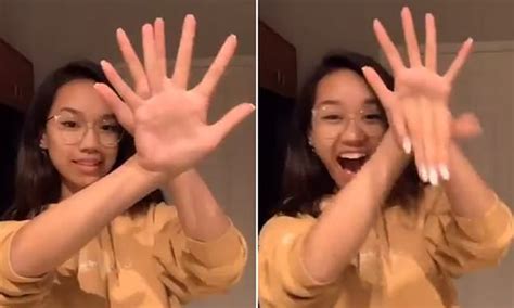 Woman Goes Viral With Optical Illusion Which Appears To Show Her Hands Going Through Each Other