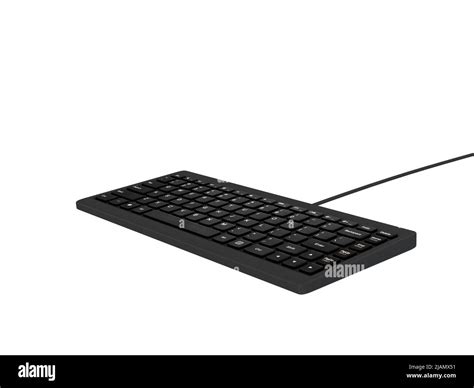 D Render Illustration Of Computer Keyboard Isolated On White Stock Photo Alamy
