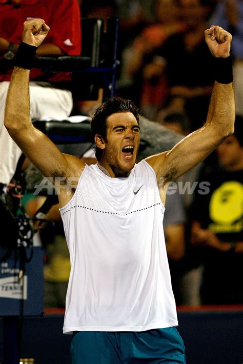 デルポトロ ロディックに競り勝ち決勝進出、ロジャーズ・カップ 写真6枚 国際ニュース：afpbb News