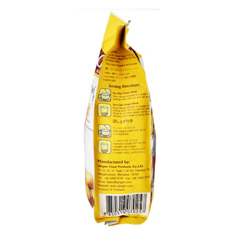 Gingen Instant Ginger Powder Honey 360g 20 Per Pack Eezee