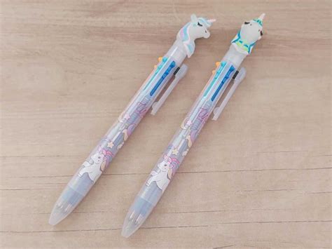 SET X 2 LAPICERAS UNICORNIO DE 6 COLORES Zona Once Distribuidora