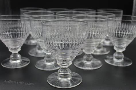 Antiques Atlas Stuart Crystal Glass Goblets Set Of 12127cm