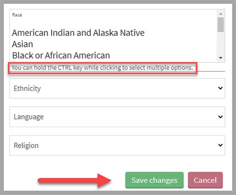 Entering Race Ethnicity And New American Information Into Mychart