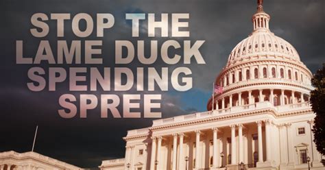 Stop The Lame Duck Spending Spree Alignact