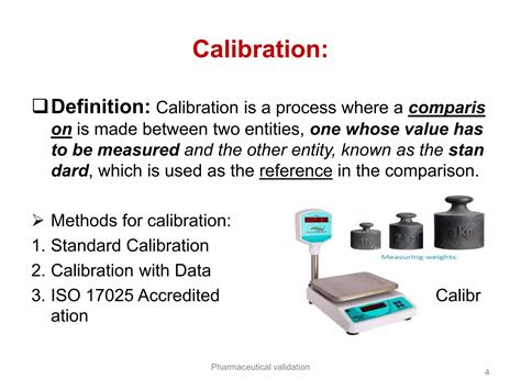 Pharmaceutical Validation Calibration Qualifications PPT
