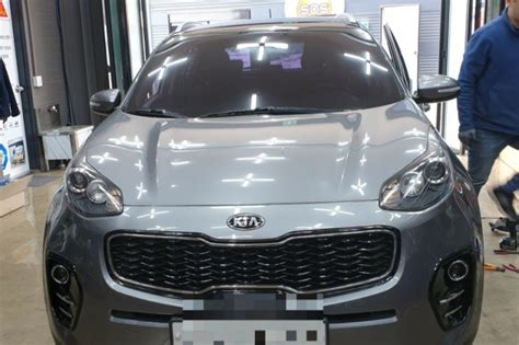 Ql스포티지 전면유리 및 파노라마 썬루프유리 방탄 보호필름 전문점에서 Ql스포티지 룸미러 하이패스ecm 업그레이드 시계볼트메타