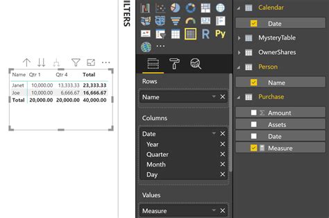 solved allocate amount by calculated ratio in unrelated s microsoft fabric community