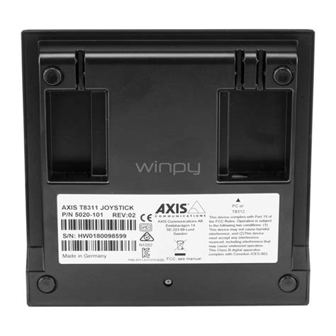 Control De Videovigilancia Axis T8311 Para Tablero T8310 5020 101 Winpy Cl
