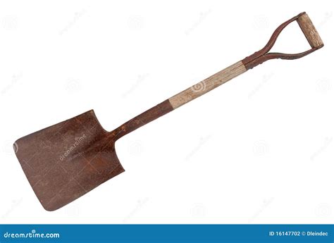 Shovel On White Stock Photography Image 16147702