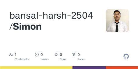 GitHub Bansal Harsh 2504 Simon