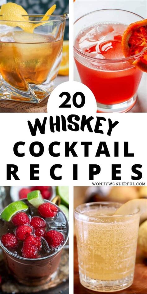 20 Divine Whiskey Cocktails Wonkywonderful
