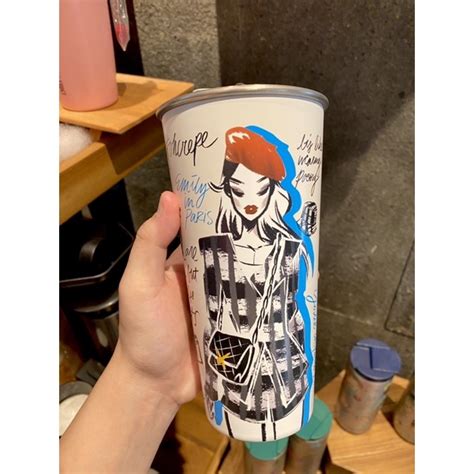 Jual Tumbler Starbucks Emily In Paris White Basic Oz Limited Edition Shopee Indonesia