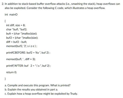 SOLVED COMPUTER SCIENCE CRYPTOLOGY In Addition To Stack Based