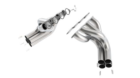 Borla XR Stainless Racing Dragster Headers Downswept THMotorsports