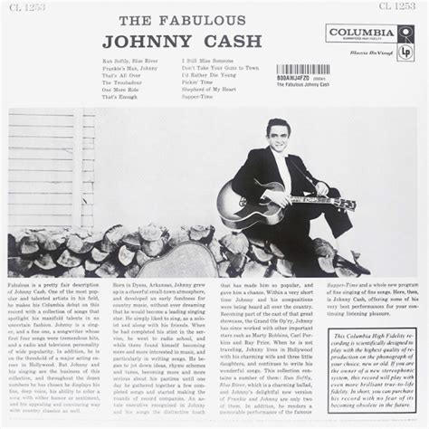Пластинка Fabulous Johnny Cash Cash Johnny Купить Fabulous Johnny Cash