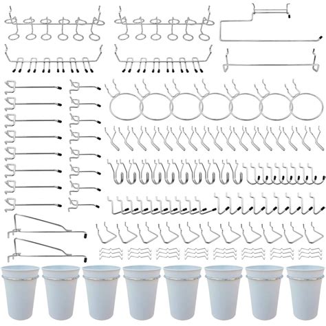 170 Piece Pegboard Hooks 16 Different Types Of Pe Vicedeal
