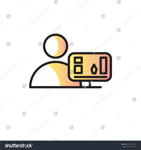 Graphic Designer Icon Vector Job Icon Stock Vector Royalty Free 1223157367 Shutterstock
