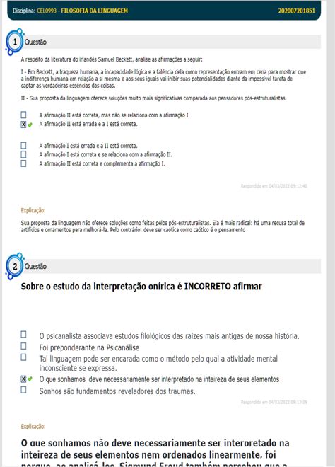 Filosofia Da Linguagem Teste De Conhecimento Aula Filosofia Da